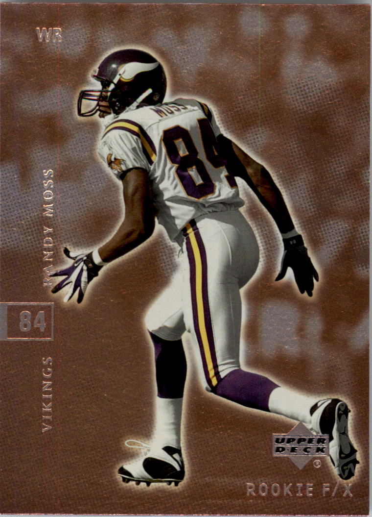2001 Upper Deck Rookie F/X #49 Randy Moss - NM-MT