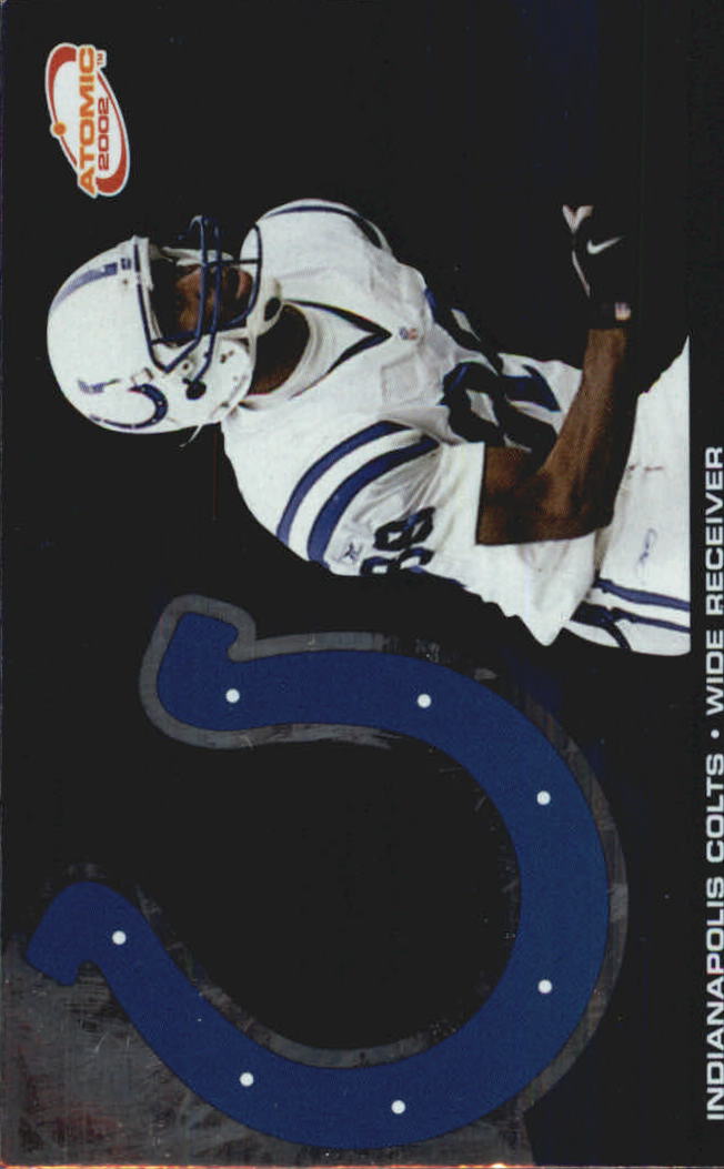 2002 Atomic Non Die Cut #41 Marvin Harrison - #534/600 - NM