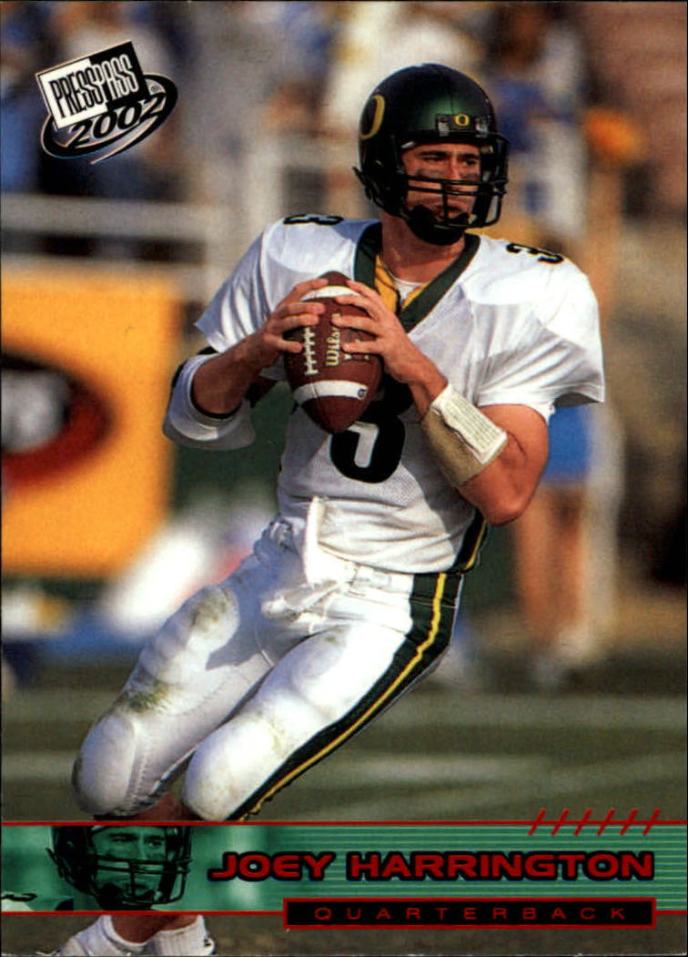 2002 Press Pass Torquers #5 Joey Harrington - NM-MT - Jim & Steve's ...
