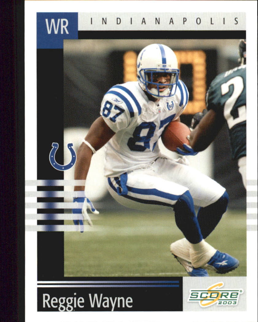 2003 Score #57 Reggie Wayne - NM-MT - Birmingham Sports Cards | Beckett ...