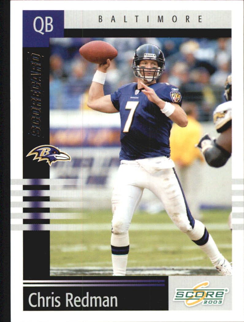 2003 Score Scorecard #6 Chris Redman - NM-MT