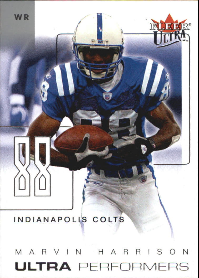 2004 Ultra Performers #6UP Marvin Harrison - NM-MT