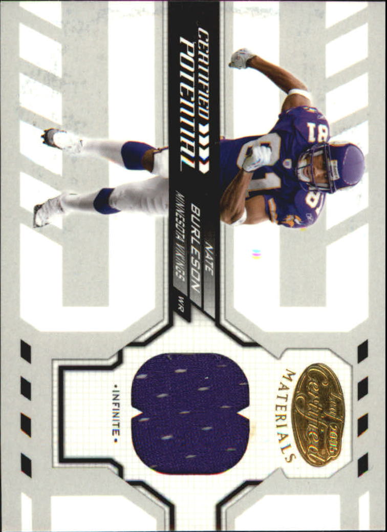 2005 Leaf Certified Materials Certified Potential Jersey Infinite #18 ...