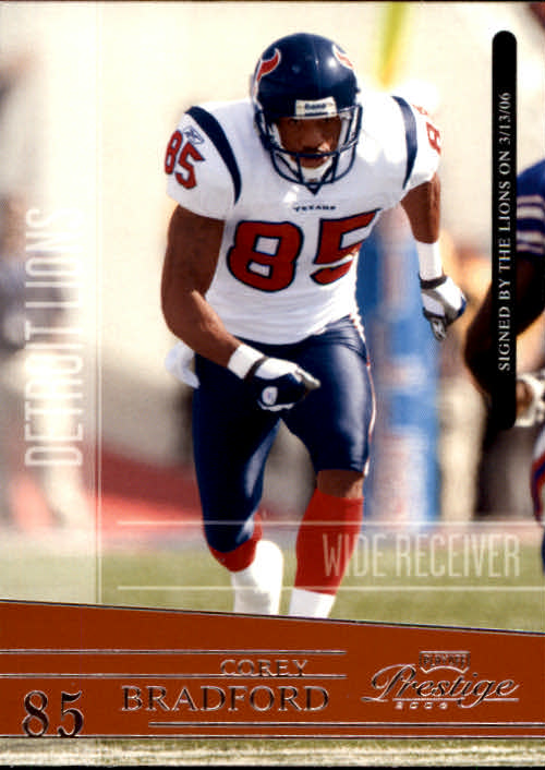 2006 Playoff Prestige #61 Corey Bradford - NM-MT - ChicagoCards.com ...