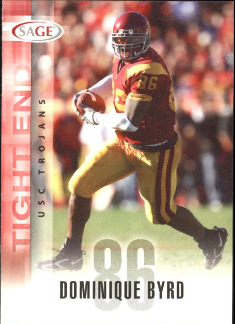 2006 SAGE #9 Dominique Byrd - NM-MT