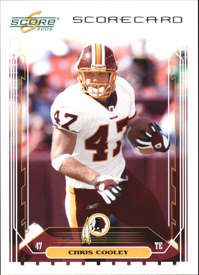 2006 Score Scorecard #280 Chris Cooley - /750 - NM-MT - The Dugout ...