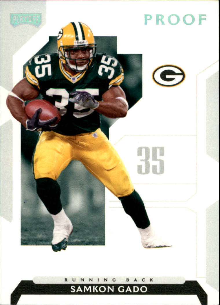 2006 Playoff NFL Playoffs Silver Proof #55 Samkon Gado - NM-MT