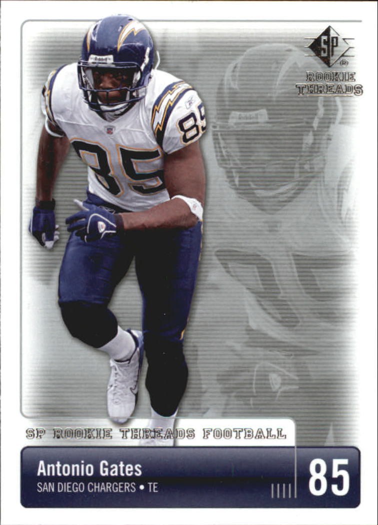 2007 SP Rookie Threads #82 Antonio Gates - NM-MT