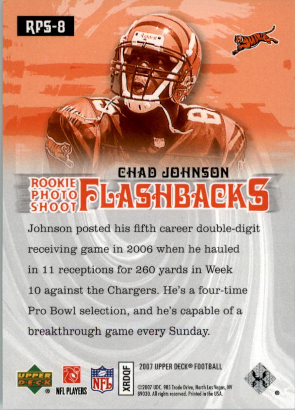 2007 Upper Deck Rookie Exclusive Photo Shoot Flashback #RPS8 Chad ...