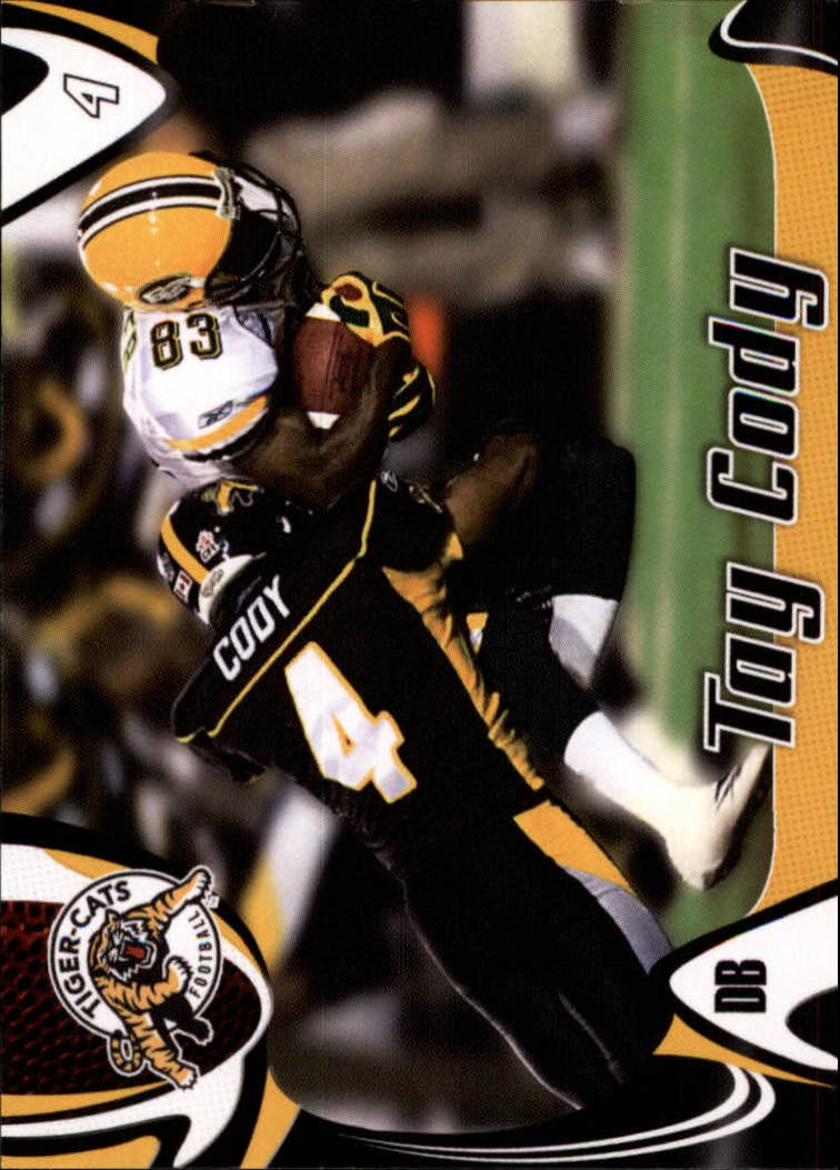 2007 Extreme Sports CFL #33 Tay Cody - NM-MT