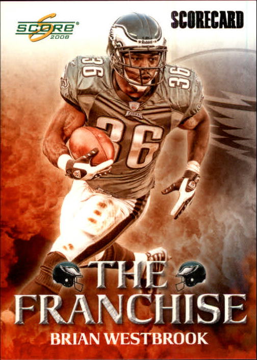 2008 Score Franchise Scorecard #14 Brian Westbrook - NM-MT