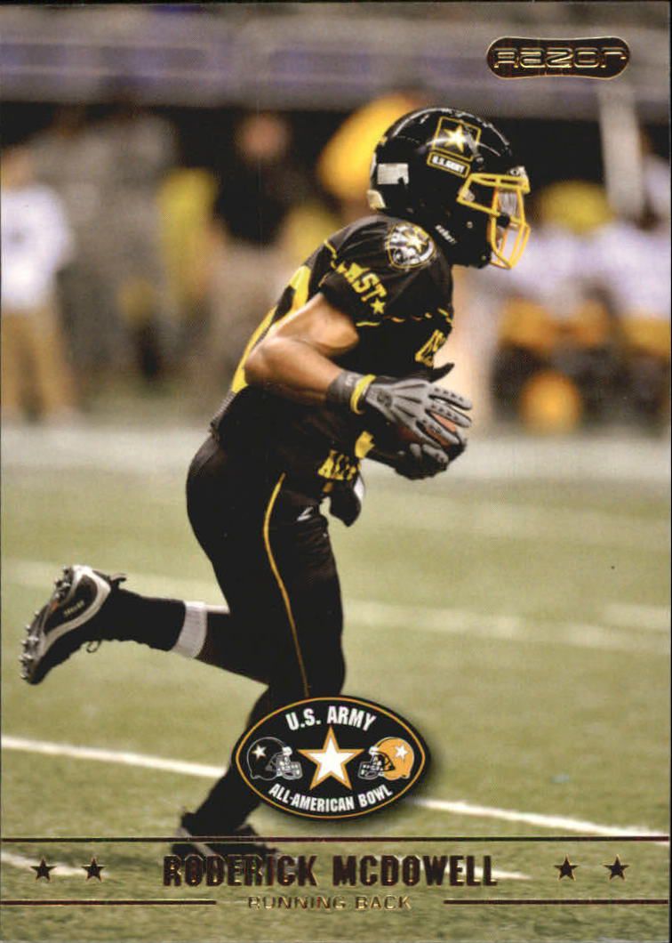 2009 Razor Army All-American Bowl #4 Roderick McDowell - NM-MT