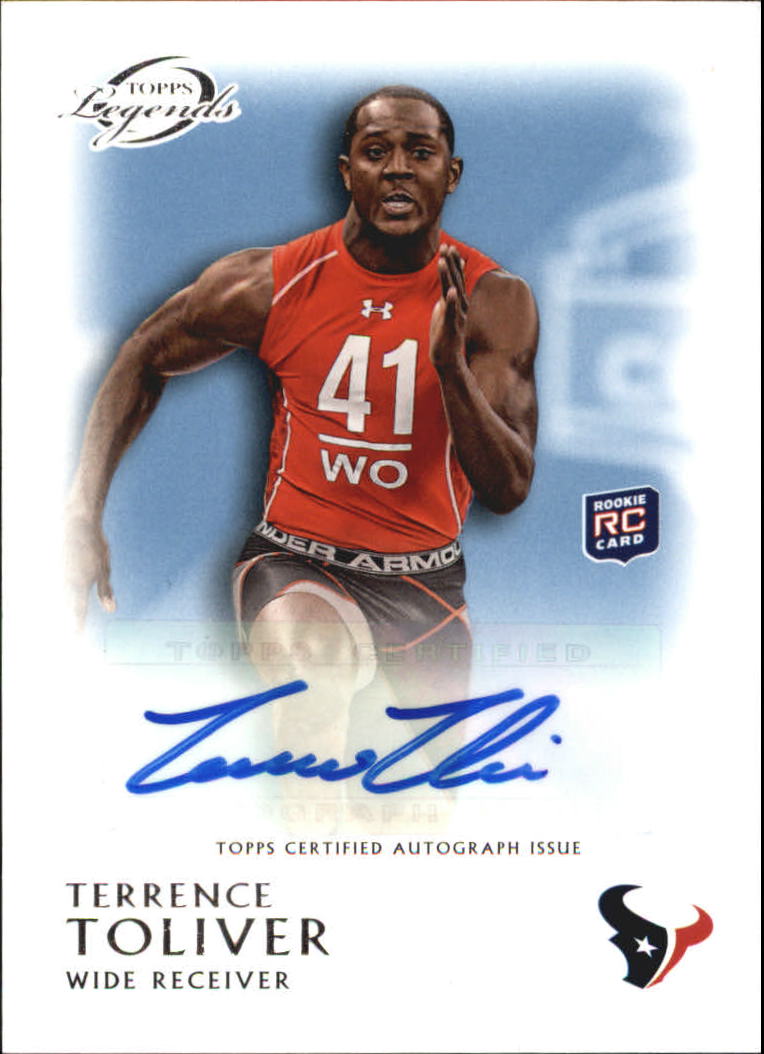 2011 Topps Legends Rookie Autographs #RATT Terrence Toliver B - NM-MT