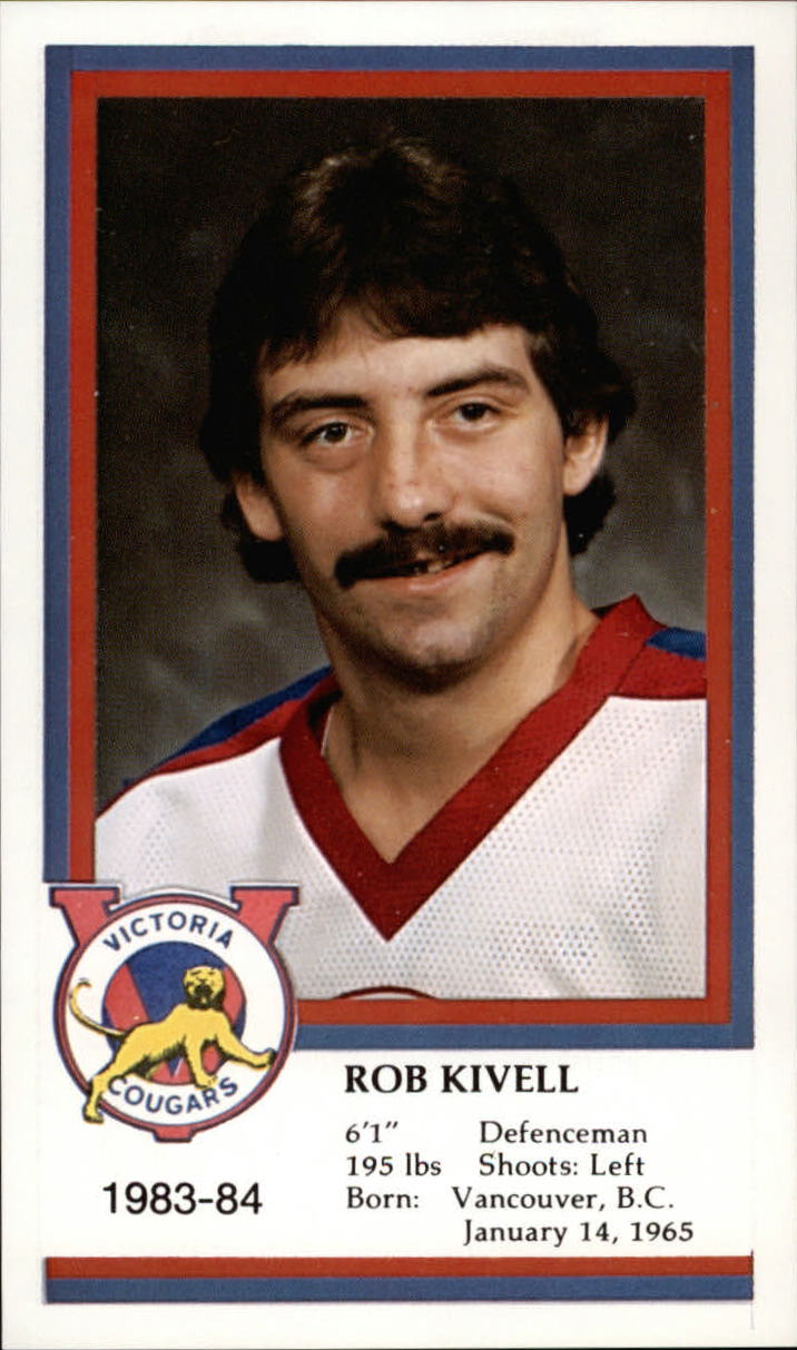 1983-84 Victoria Cougars #13 Rob Kivell - NM-MT