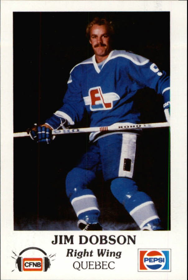 1983 84 Fredericton Express 6 Jim Dobson Nm Mt Baseball Card