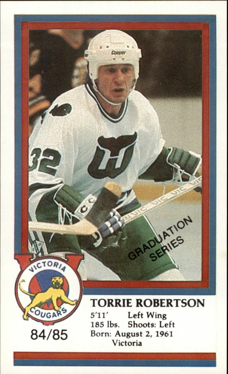 1984-85 Victoria Cougars #20 Torrie Robertson - NM-MT