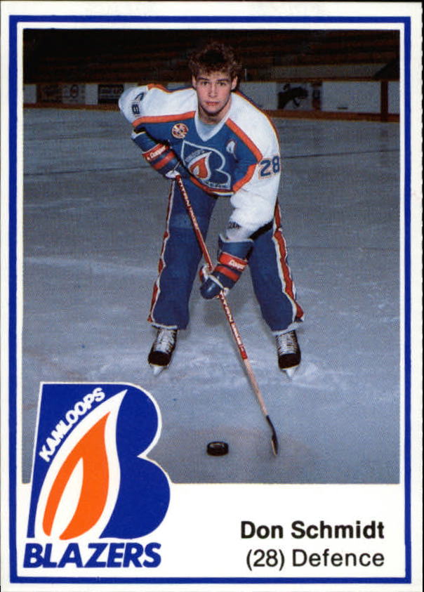 1986-87 Kamloops Blazers #19 Don Schmidt - NM-MT