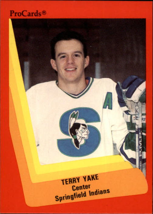 1990-91 ProCards AHL/IHL #186 Terry Yake - NM-MT