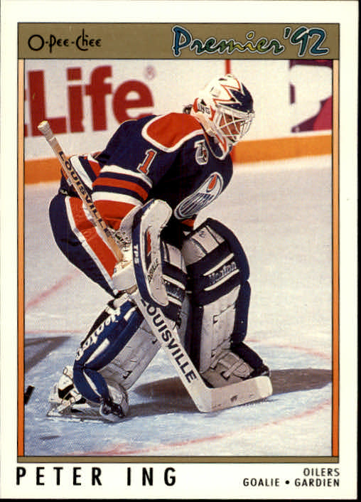 1991-92 OPC Premier #33 Peter Ing - NM-MT