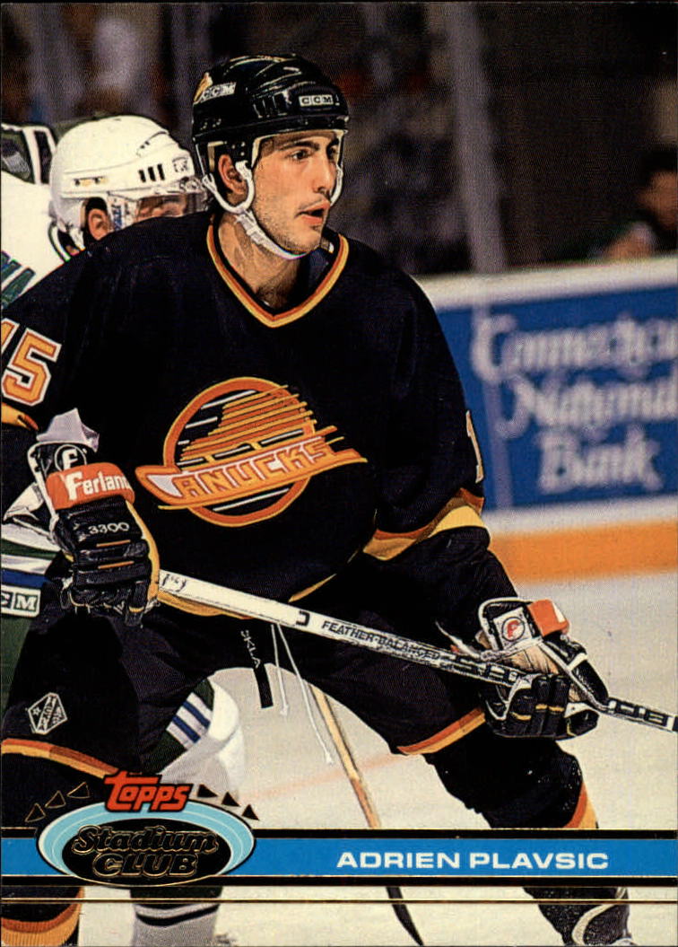 1991-92 Stadium Club #196 Adrien Plavsic - NM-MT+