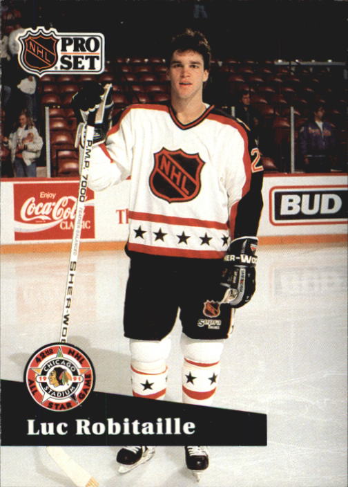 1991-92 Pro Set French #286 Luc Robitaille AS - NM-MT