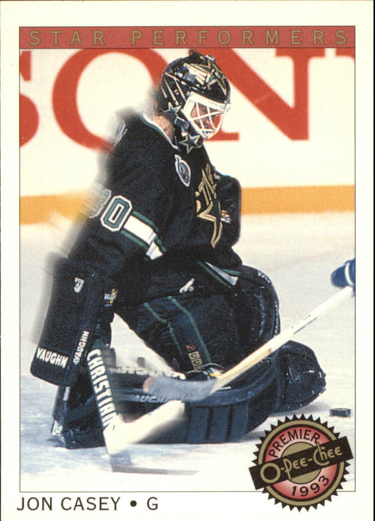 1992-93 OPC Premier Star Performers #7 Jon Casey - MINT - Ziggy's ...