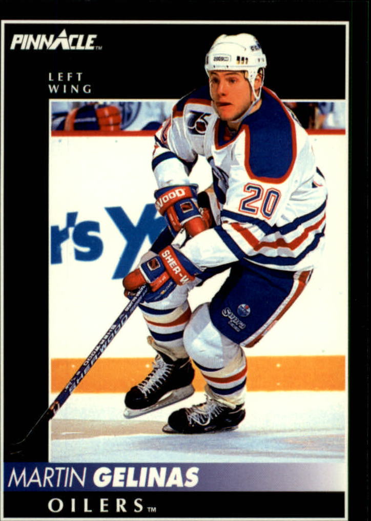 1992-93 Pinnacle #166 Martin Gelinas - NM-MT