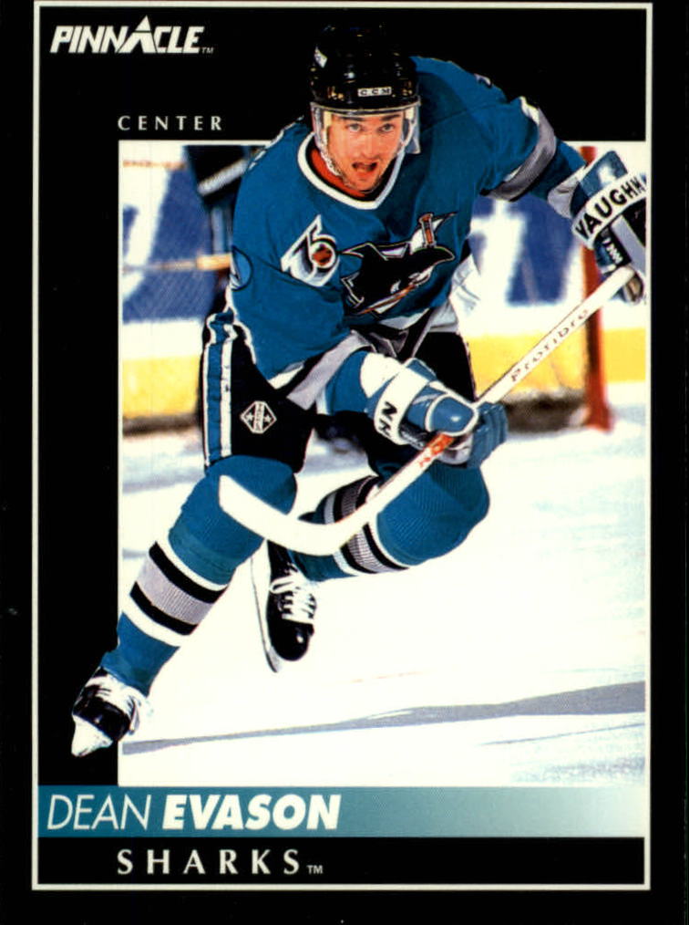 1992-93 Pinnacle #169 Dean Evason - NM-MT+
