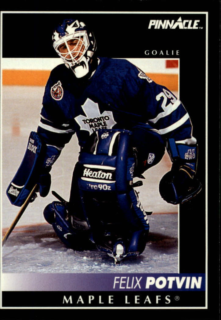 1992-93 Pinnacle #364 Felix Potvin - NM-MT