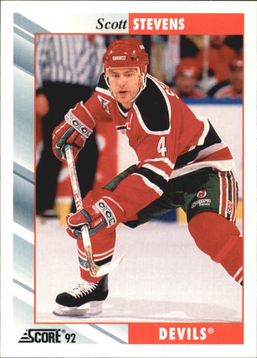 1992-93 Score #75 Scott Stevens - NM-MT - Big Mac Sportscards | Beckett ...