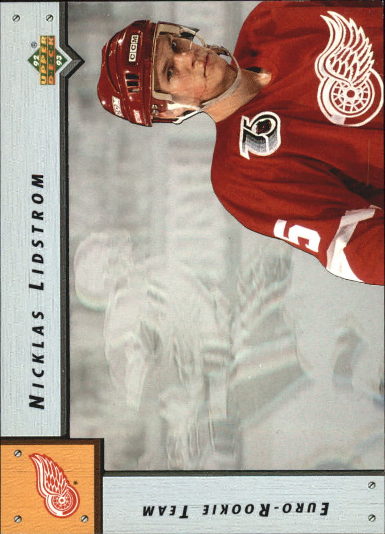 1992-93 Upper Deck Euro-Rookie Team #ERT2 Nicklas Lidstrom - NM-MT