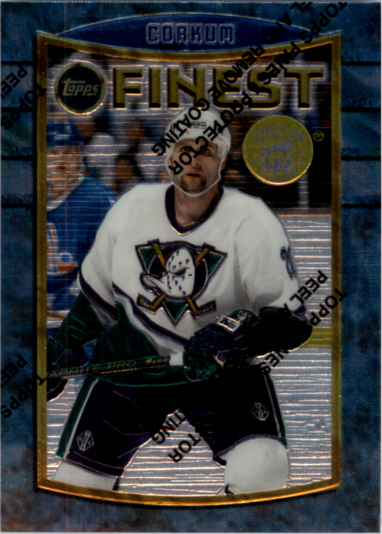 1994-95 Finest Super Team Winners #72 Bob Corkum - NM-MT
