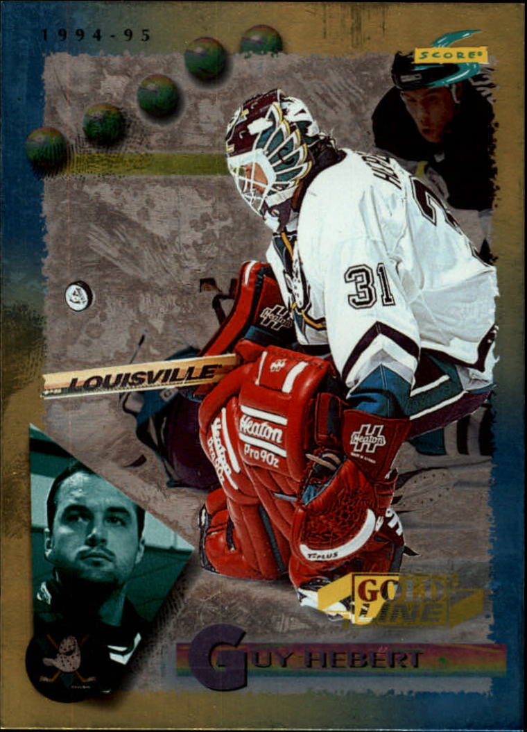 1994-95 Score Gold Line #42 Guy Hebert - NM-MT