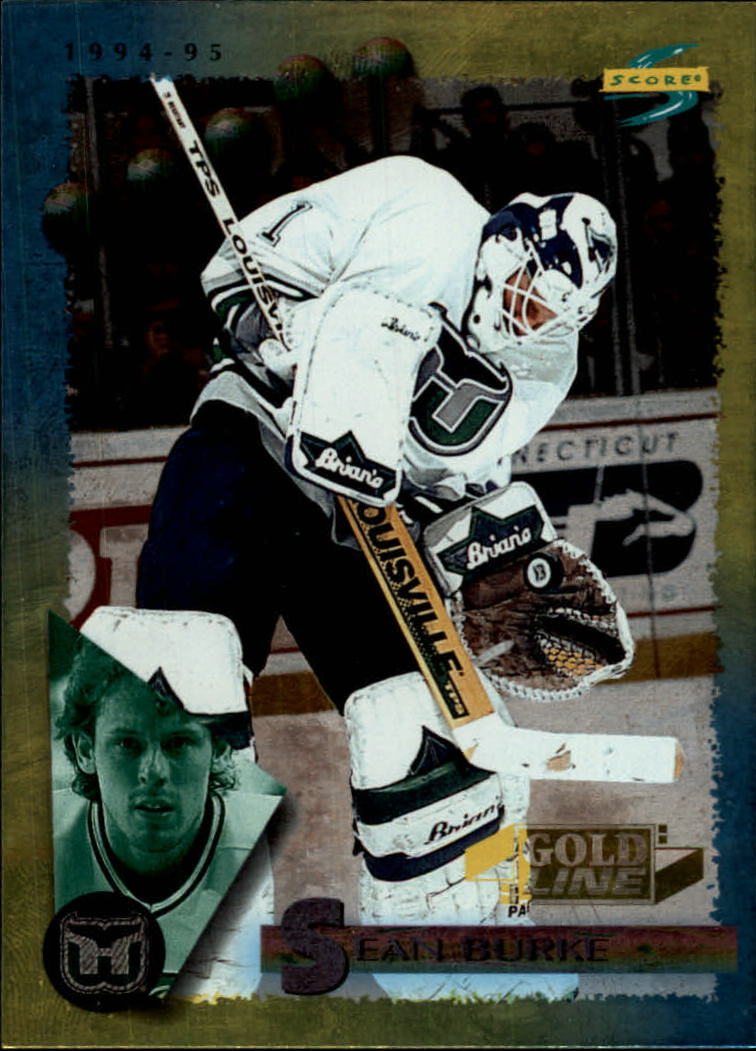 1994-95 Score Gold Line #84 Sean Burke - NM-MT - Burbank Sportscards ...
