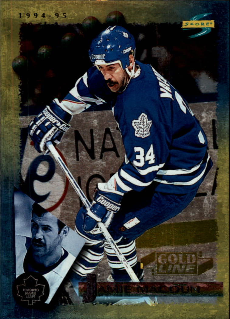 1994-95 Score Gold Line #106 Jamie Macoun - NM-MT - The Dugout ...