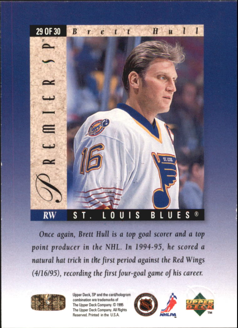 1994-95 SP Premier #29 Brett Hull - NM-MT - Bakersfield.cards | Beckett ...