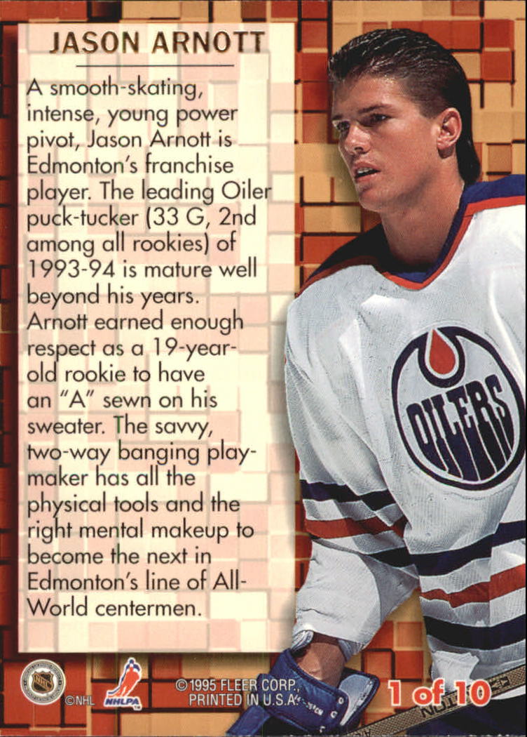 1994-95 Ultra Premier Pivots #1 Jason Arnott - NM-MT+