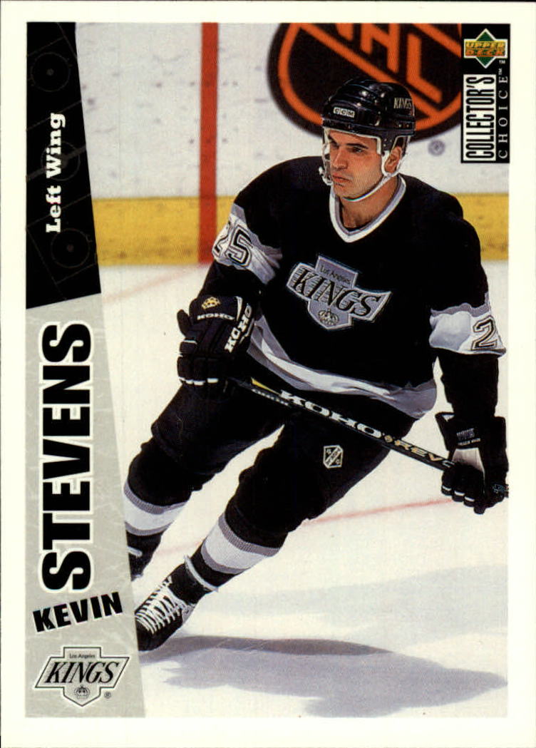 1996-97 Collector's Choice #124 Kevin Stevens - NM-MT