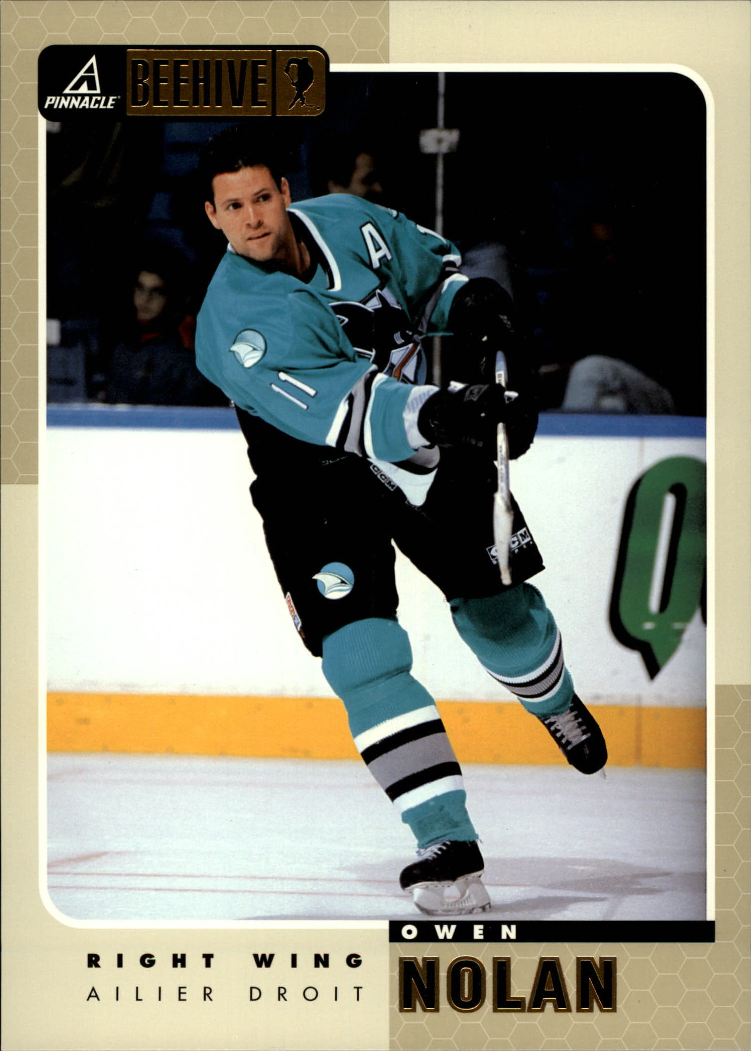 1997-98 Beehive #22 Owen Nolan - - 5x7 Jumbo Card - NM-MT