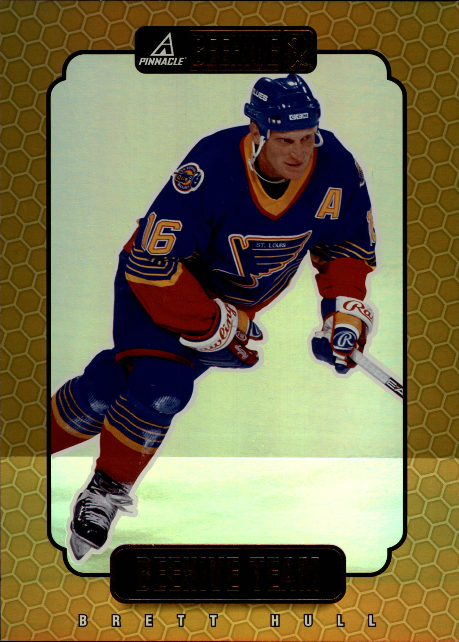 1997-98 Beehive Team #14 Brett Hull - . Oversized. - NM-MT