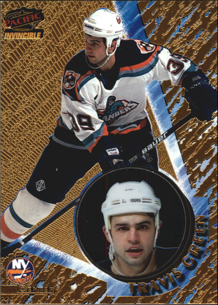 1997-98 Pacific Invincible #81 Travis Green - NM-MT - Wonder Water ...