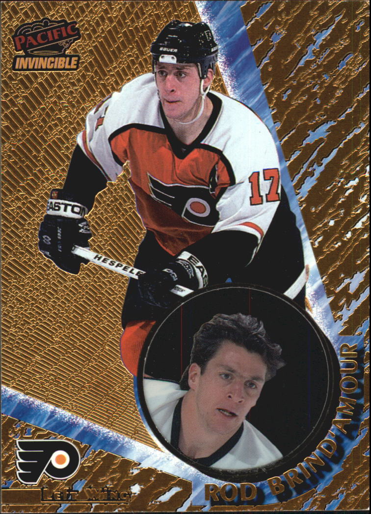 1997-98 Pacific Invincible #98 Rod Brind'Amour - NM-MT