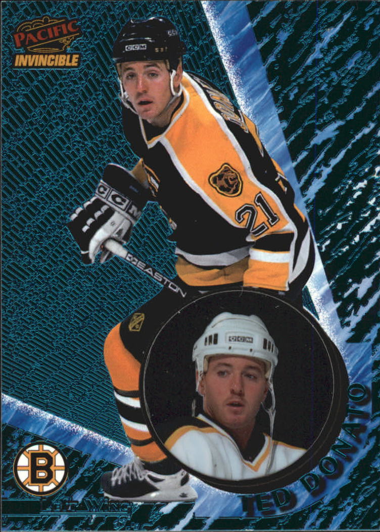 1997-98 Pacific Invincible Emerald Green #9 Ted Donato - NM-MT
