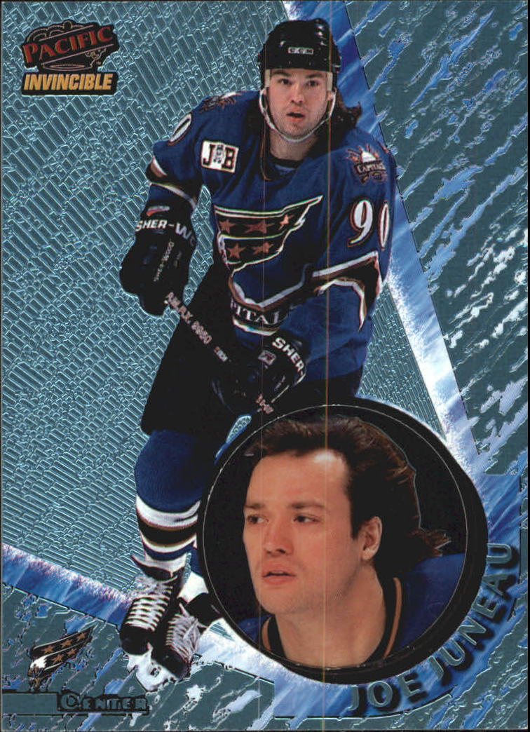 1997-98 Pacific Invincible Ice Blue #147 Joe Juneau - NM-MT