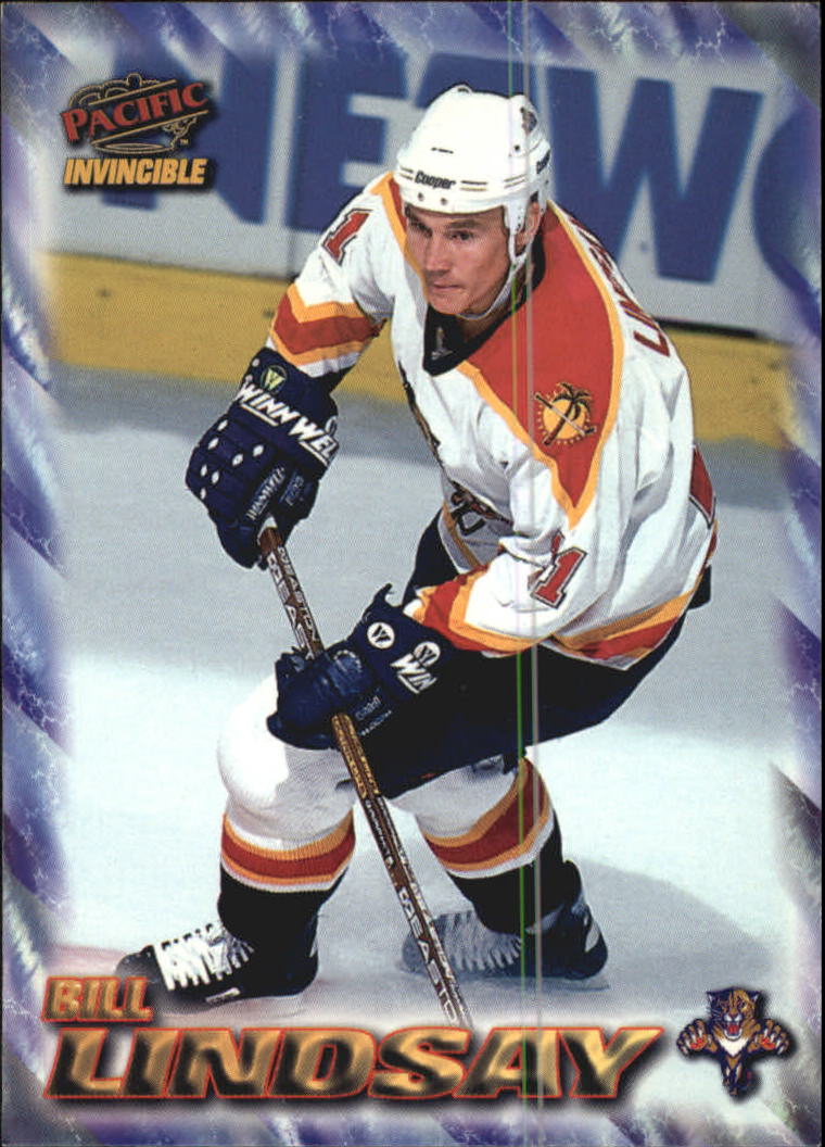 1997-98 Pacific Invincible NHL Regime #86 Bill Lindsay - NM-MT