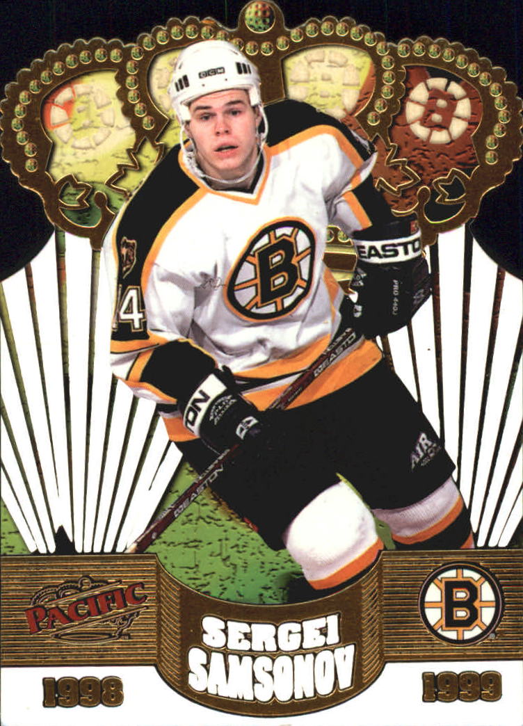 1998-99 Pacific Gold Crown Die-Cuts #3 Sergei Samsonov - NM-MT - Three ...