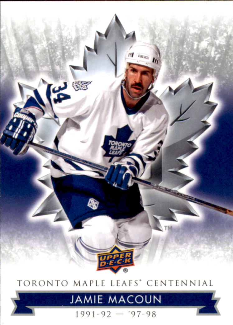 2017-18 Toronto Maple Leafs Centennial #47 Jamie Macoun - NM-MT