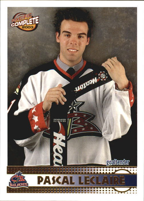 2002-03 Pacific Complete #576 Pascal Leclaire - NM-MT