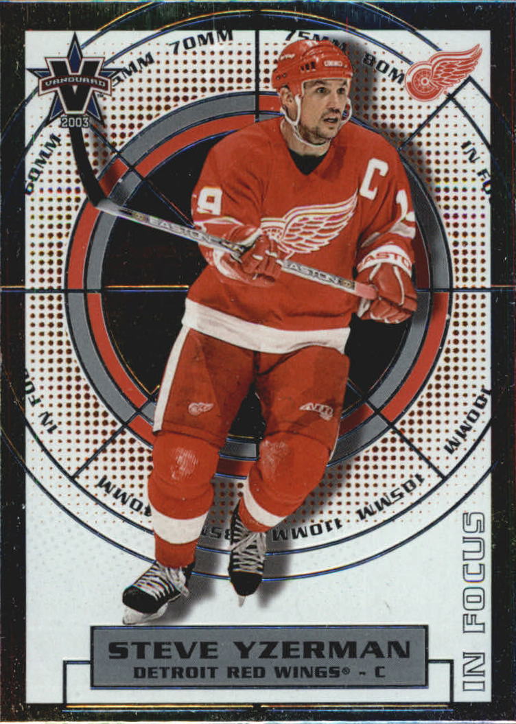 2002-03 Vanguard In Focus #6 Steve Yzerman - NM-MT