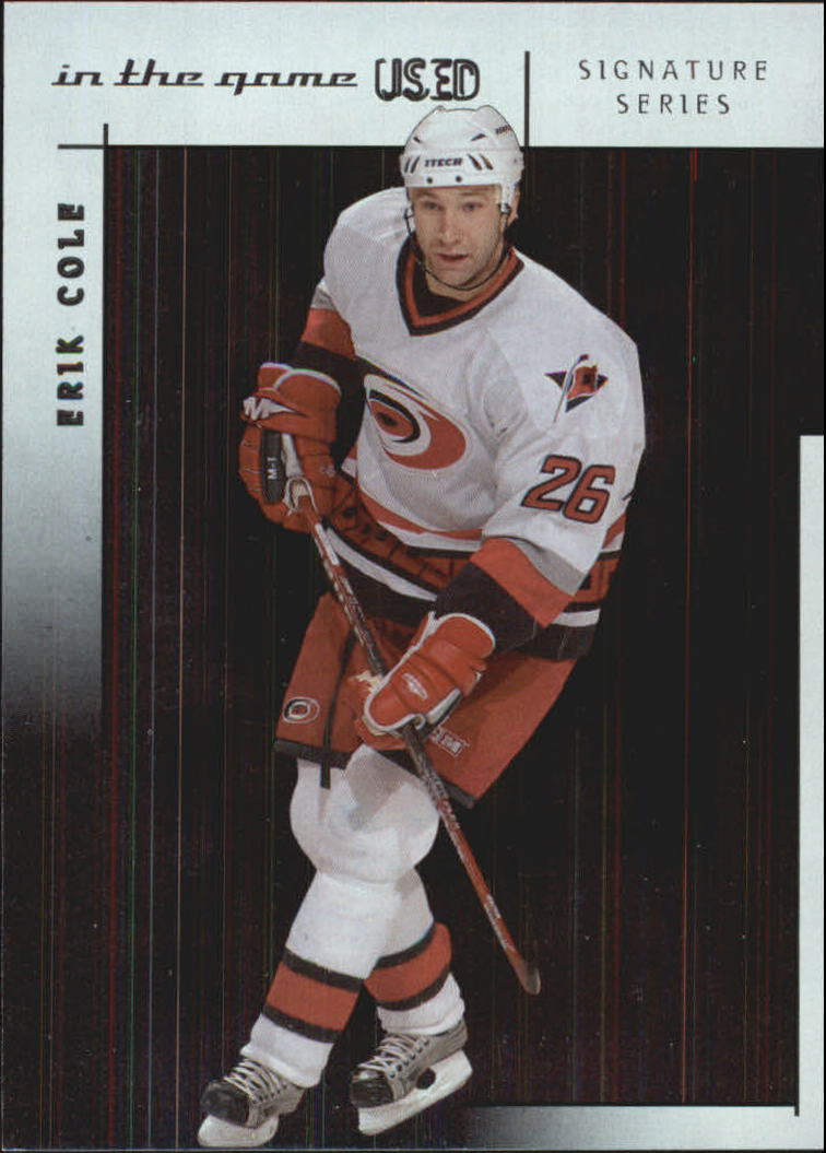 2003-04 ITG Used Signature Series #25 Erik Cole - NM-MT
